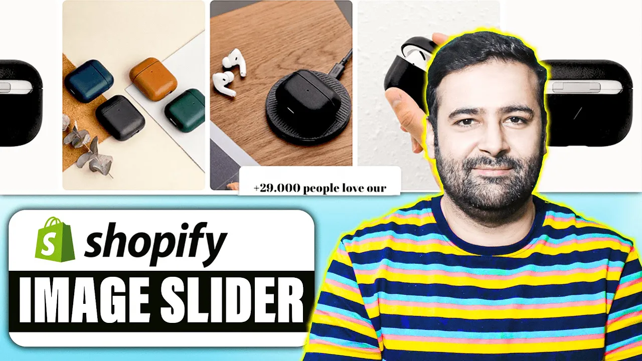 How To Add Scrolling Images Slider in Shopify [Updated - No APP] - WebSensePro